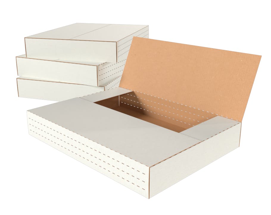 Easy-Fold Mailers | Kraft & White Easy-Fold Mailer Boxes - Trinity ...
