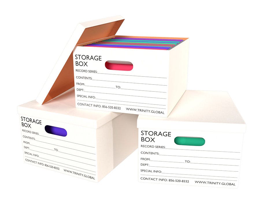 File Storage | File Storage Boxes and Drawers - Trinity Packaging Supply