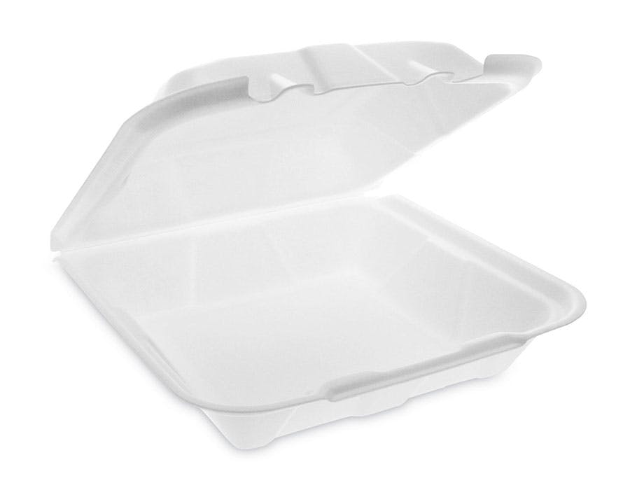Takeout Food Containers | Foam Hinged-Lid Takeout Food Containers ...
