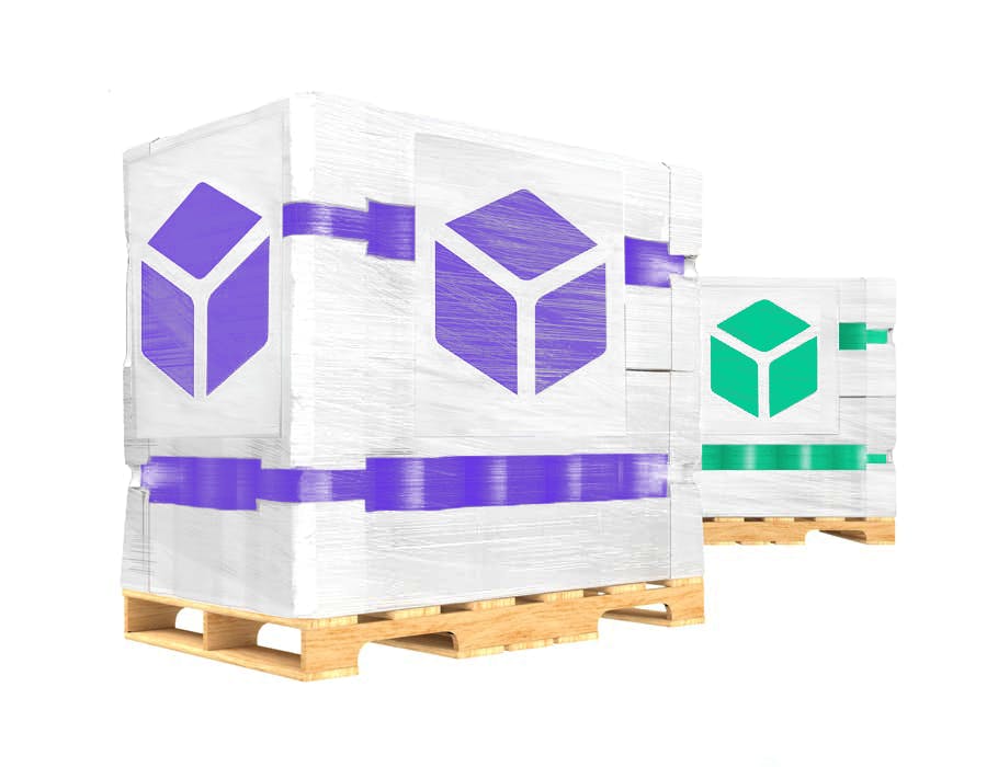 Color Machine Wrap | Colored Machine Stretch Film - Trinity Packaging Supply