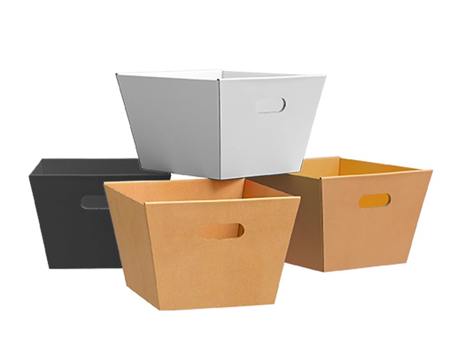 Corrugated Totes | Corrugated Cardboard Totes & Bin Boxes - Trinity ...