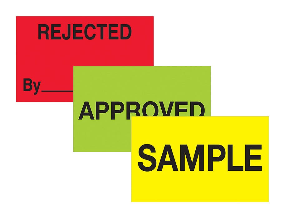 Production Labels | Production & Inspection Labels - Trinity Packaging ...