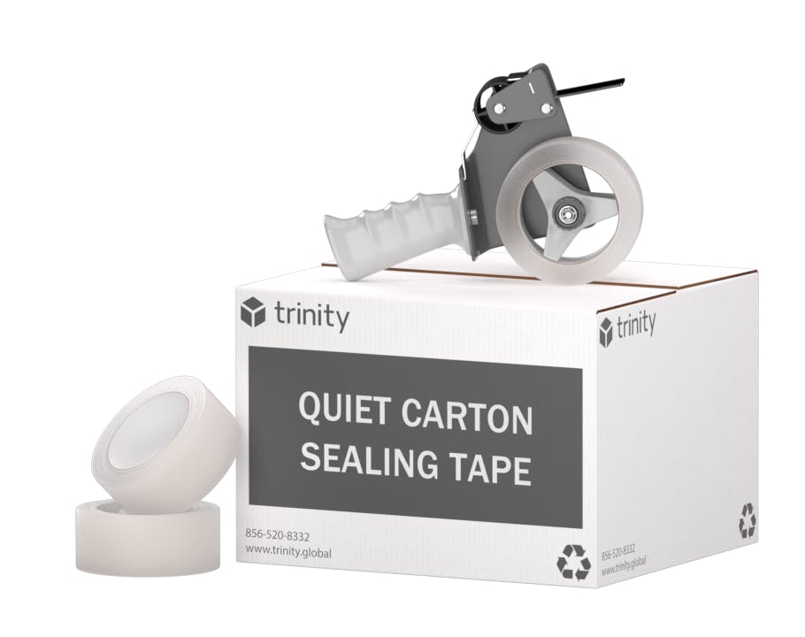 Quiet Carton-Sealing Tape | Quiet Carton & Box Packing Tape - Trinity ...
