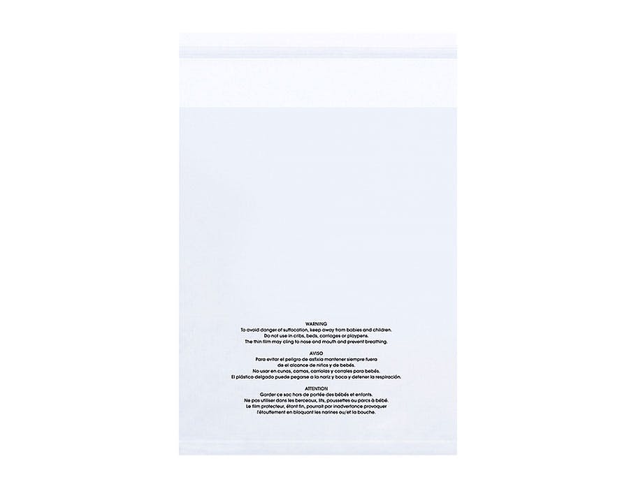 Resealable Suffocation Warning Bags with Vent Holes - Trinity Packaging ...
