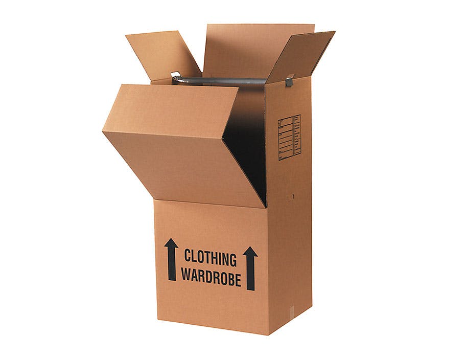 Wardrobe Moving Boxes | Clothing Storage & Moving Boxes - Trinity ...