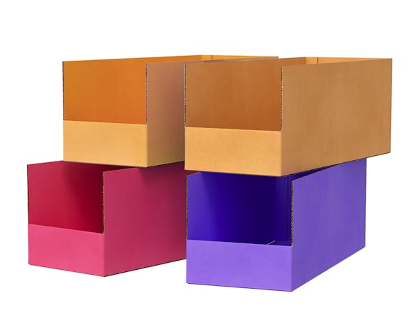 Corrugated Bins | Corrugated Bin Boxes, Storage Containers, & Rack Bins ...