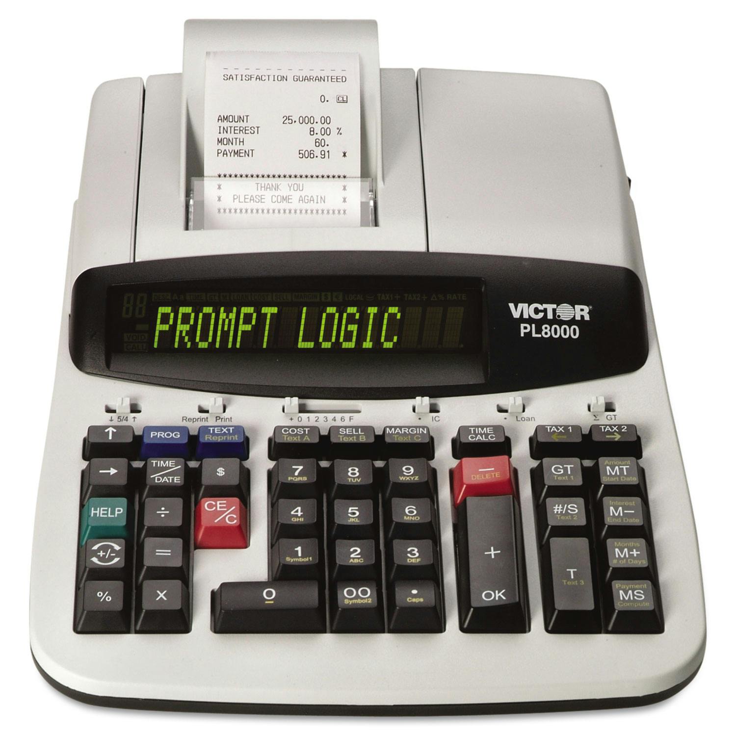 Victor® PL8000 Heavy-Duty Commercial Printing Calculator - Trinity ...