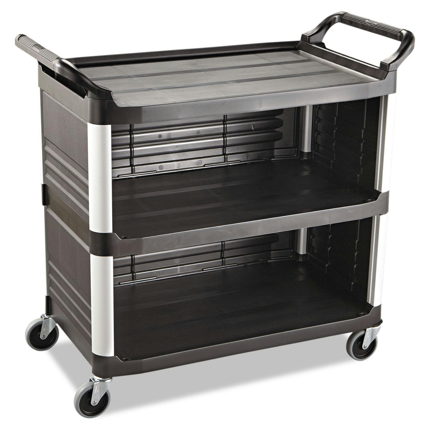 Rubbermaid® Commercial Xtra™ Utility Cart with Enclosed Sides - Trinity ...