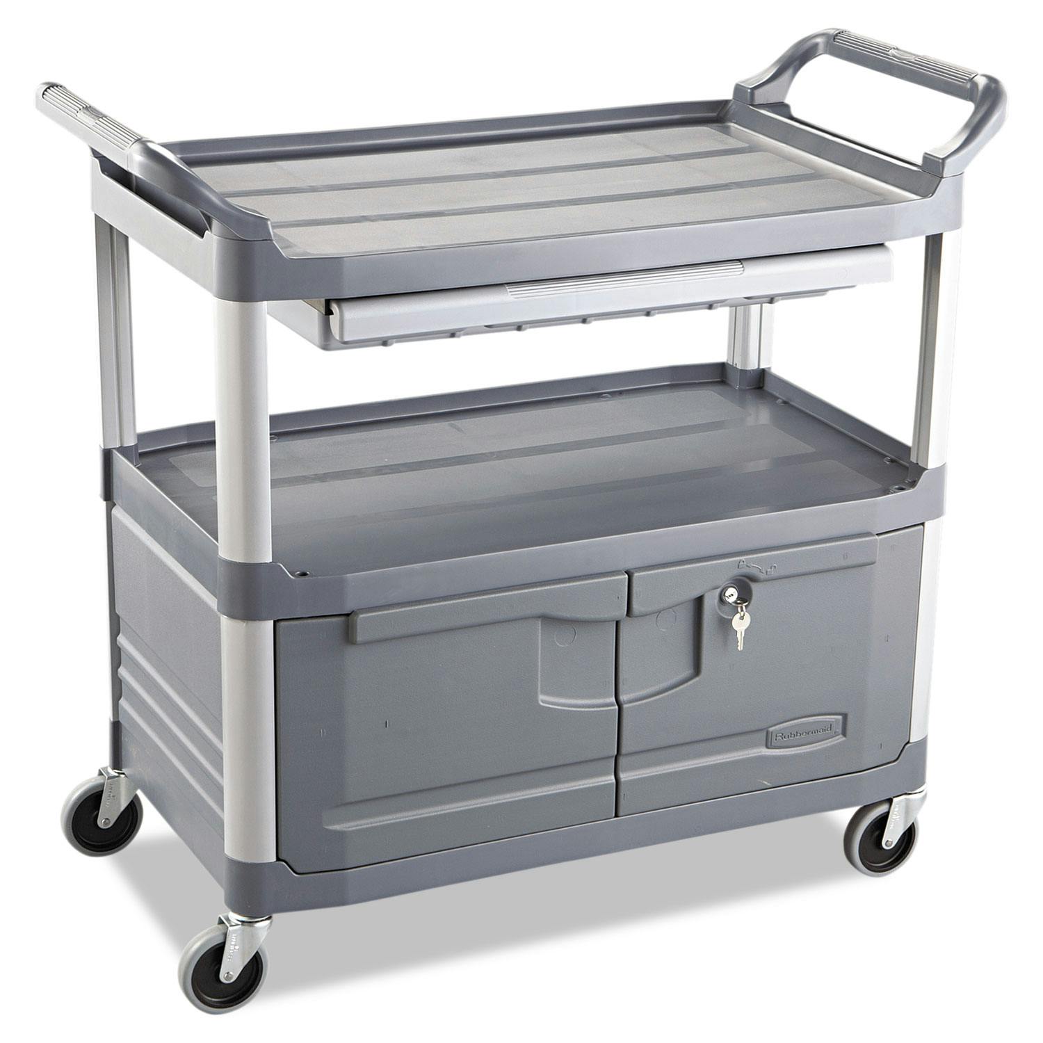 Rubbermaid® Commercial Xtra™ Instrument Cart - Trinity Packaging Supply