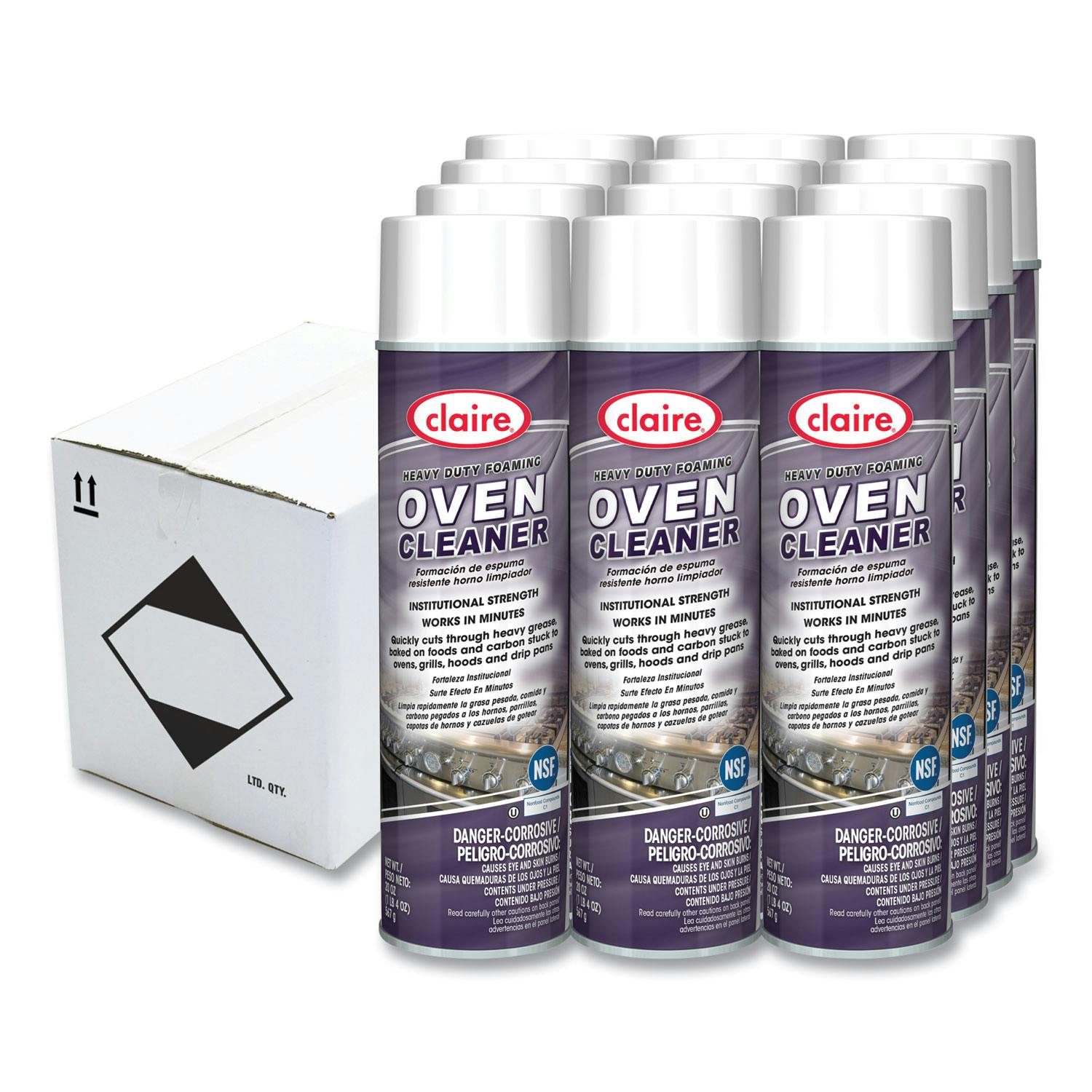 Claire® Heavy Duty Foaming Oven Cleaner - Trinity Packaging Supply