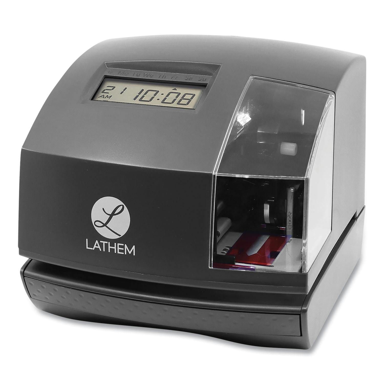 Lathem® Time 1600E Tru-Align™ Time Clock & Stamp - Trinity Packaging Supply