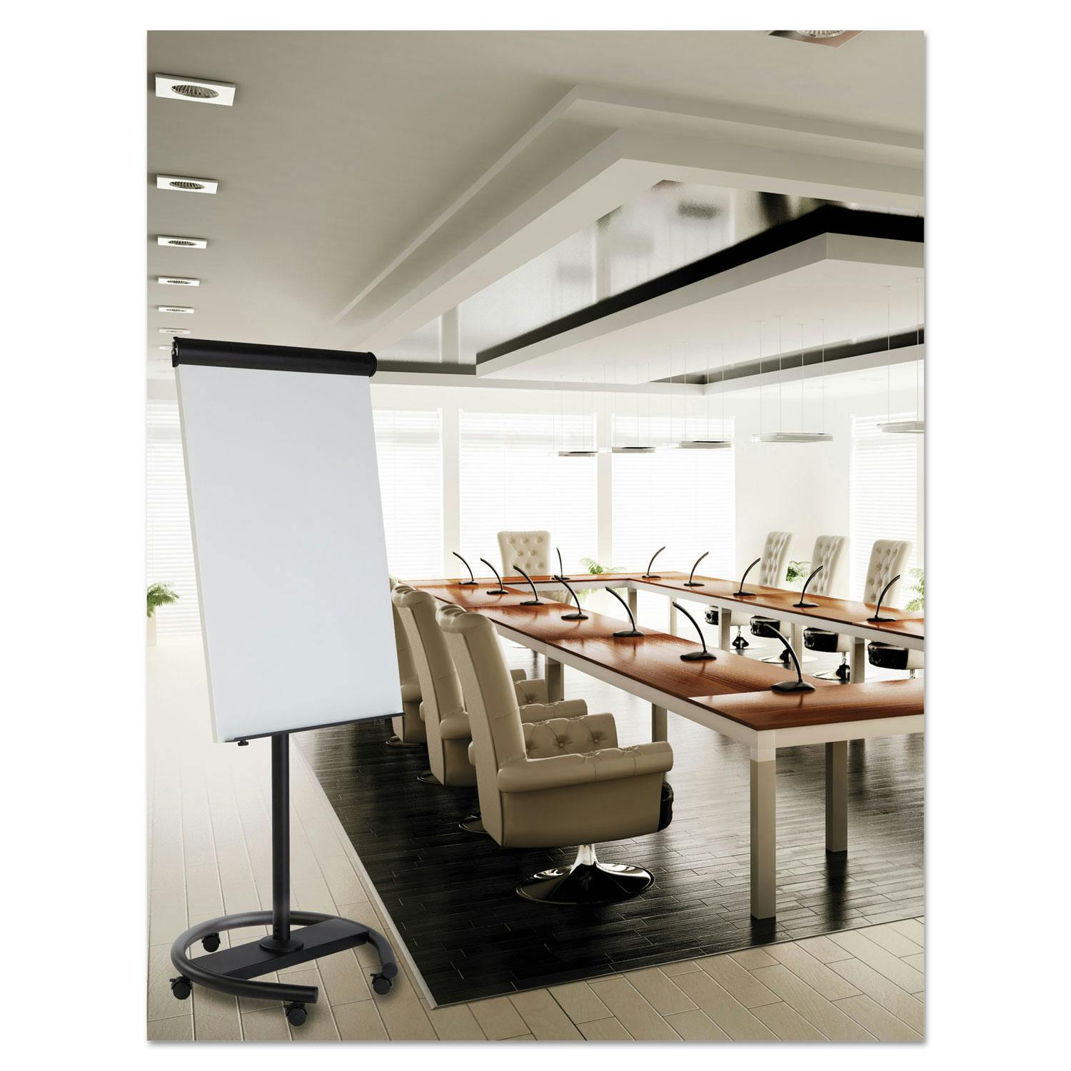 MasterVision® 360 Multi-Use Mobile Magnetic Dry Erase Easel - Trinity ...