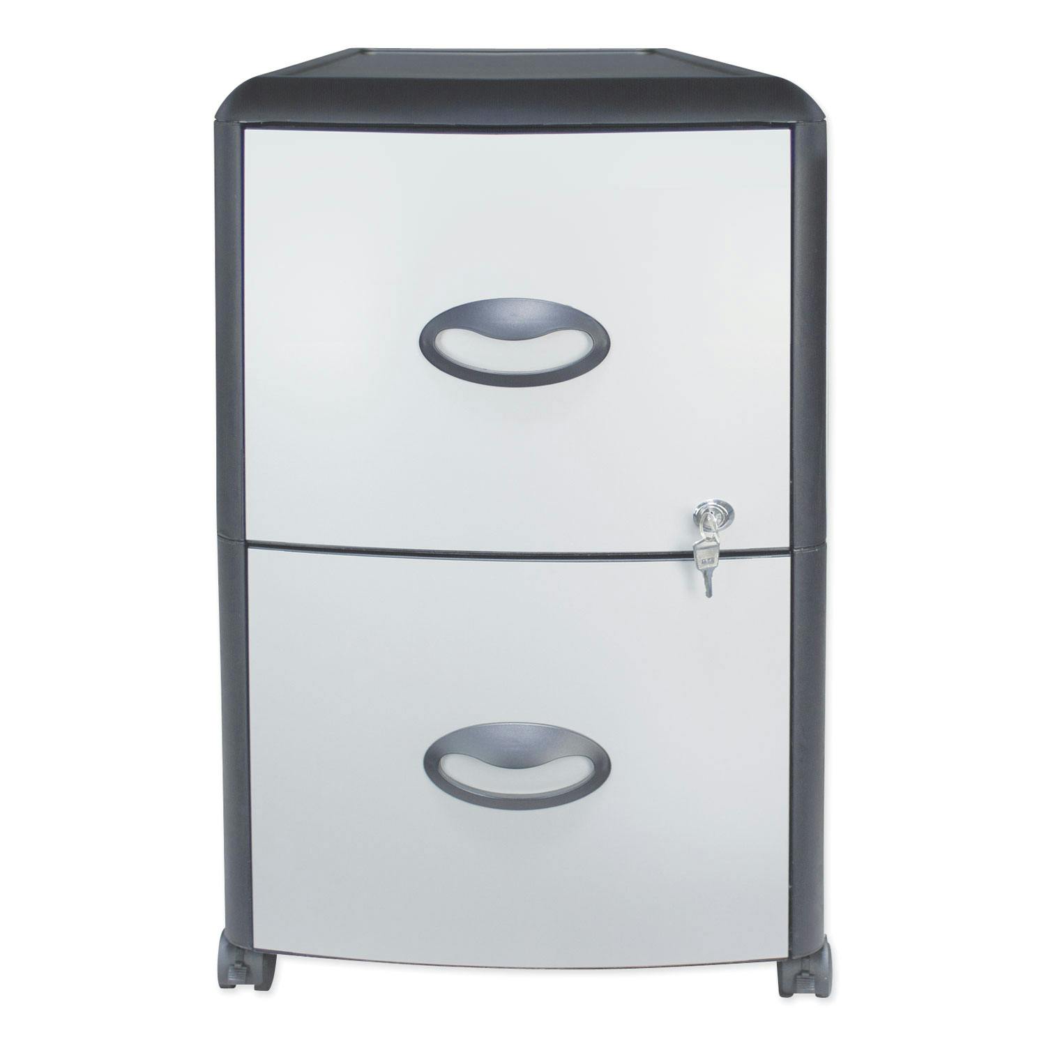 Storex Mobile Filing Cabinet with Metal Siding - Trinity Packaging Supply
