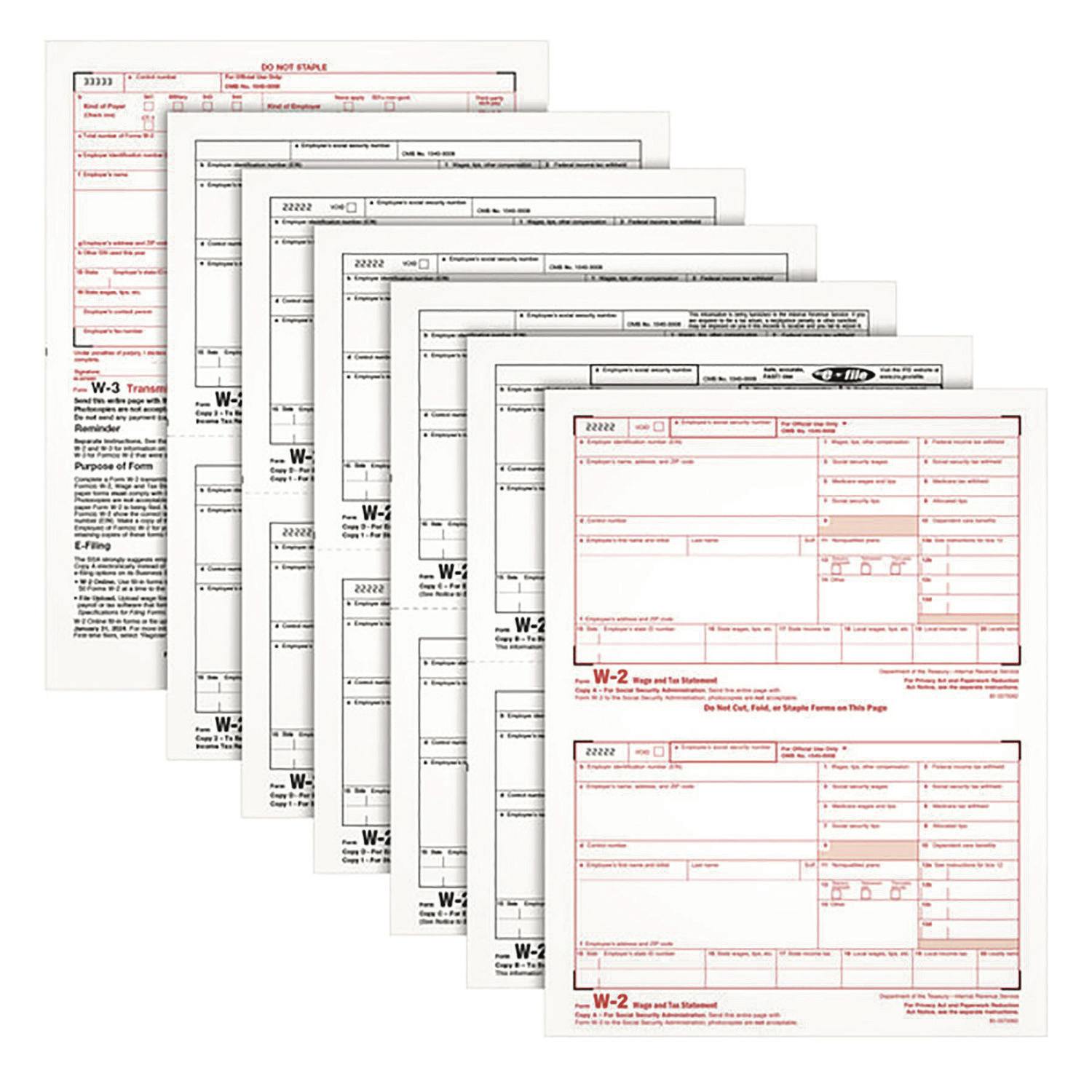 Adams® 6-Part W-2 Tax Forms with Tax Forms Helper® - Trinity Packaging ...